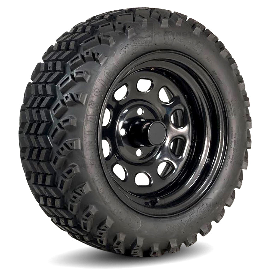 23x10-14 All Terrain Tires and 14” Steel Sport Wheels