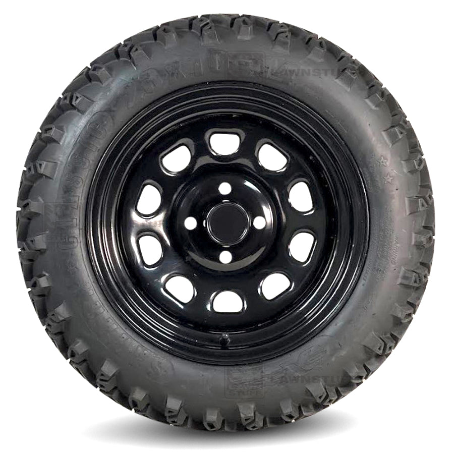 23x10-14 All Terrain Tires and 14” Steel Sport Wheels